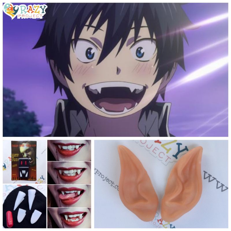 Elf Ears Ears Fang Blood Teeth Fang Fake Blood Dracula Dracula Vampire ...