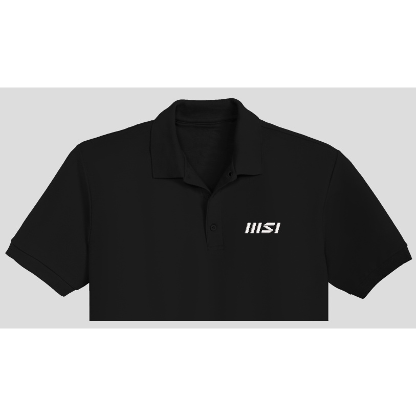 Polo T-Shirt MSI (EMBROIDERY) / T-Shirt Collar MSI (EMBROIDERY) / Baju ...