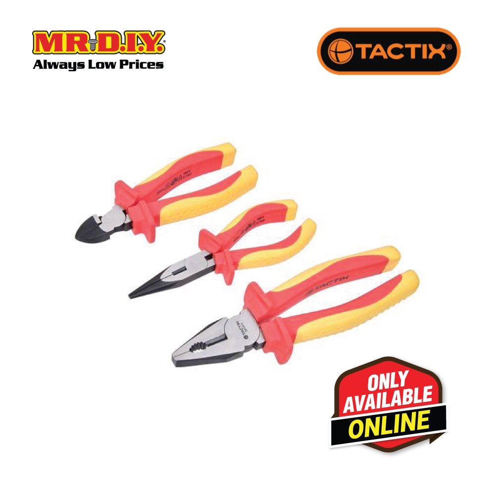 TACTIX VDE Pliers (3 pieces) | Shopee Malaysia