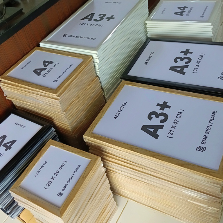 KAYU Pigora minimalist wooden frames all complete sizes aesthetich ...