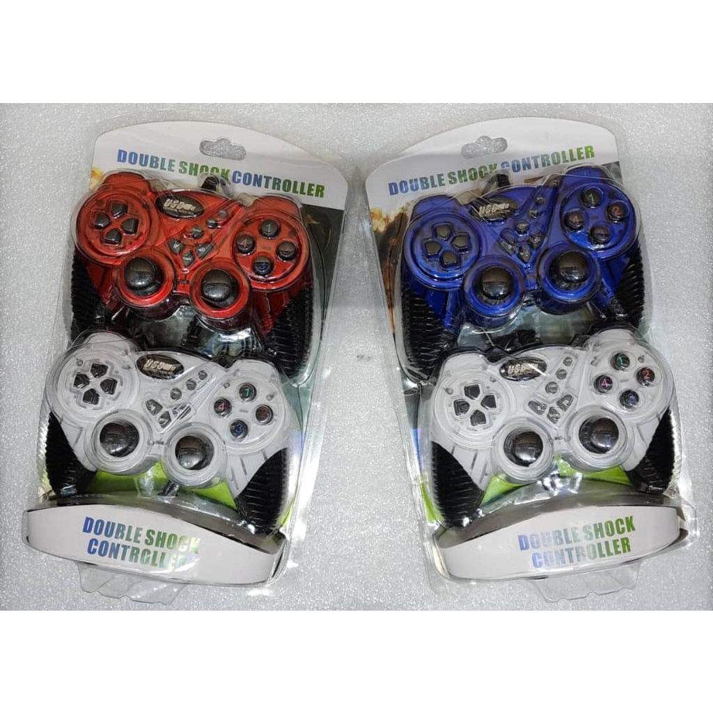 Double Shock Game Pad Joystick Controller for PC (READY STOCK) 🚚💨FAST ...