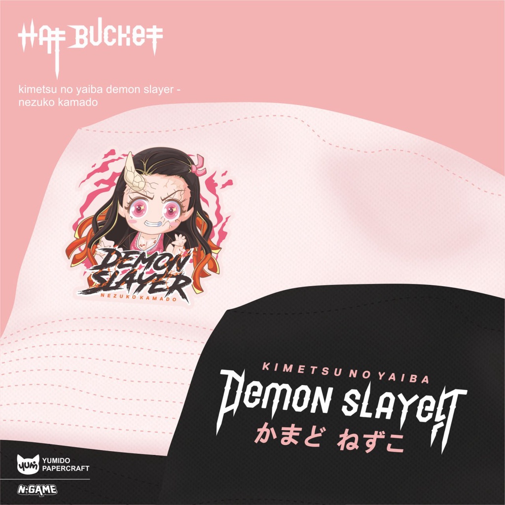 Bucket hat anime Back And Forth Inside Screen Printing anya gojo nanami ...