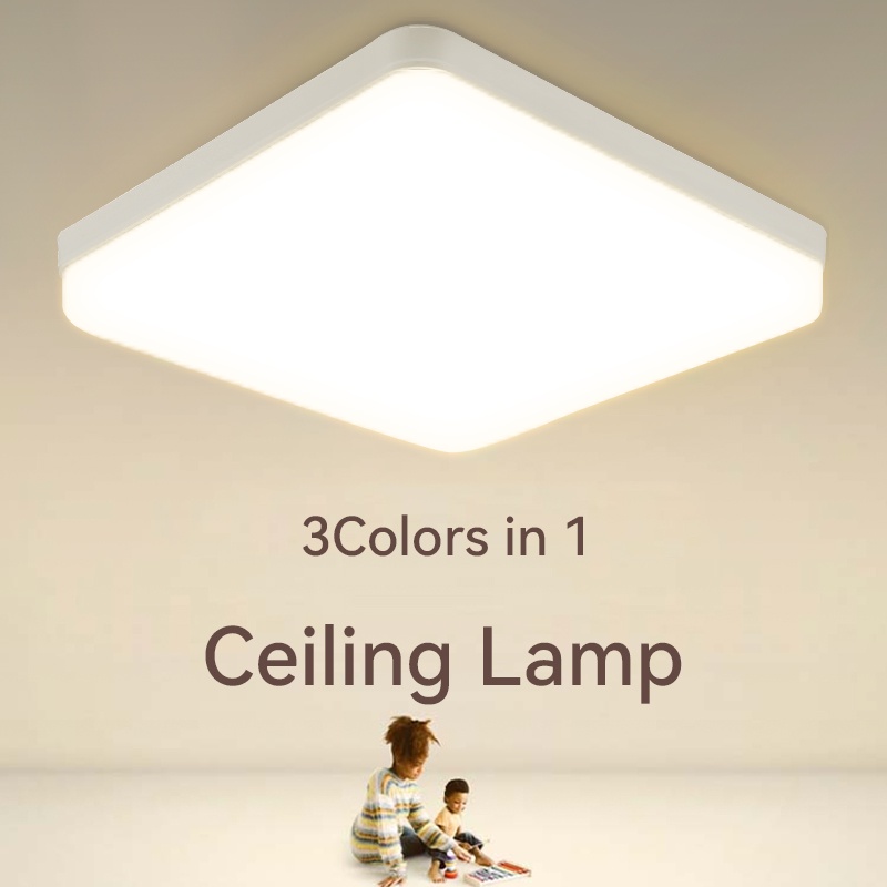 LED Ceiling Lamp Led Ceiling Light Modern Square 3 Colors LED Home ...
