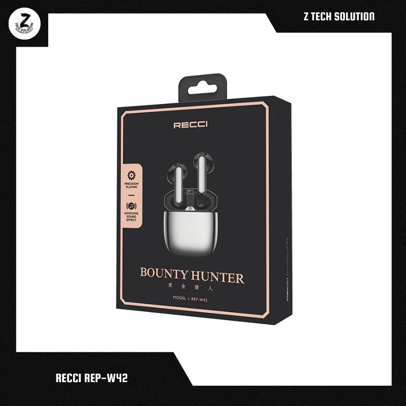 Recci REP-W42 TWS Eearphone ( BOUNTY HUNTER ) | Shopee Malaysia