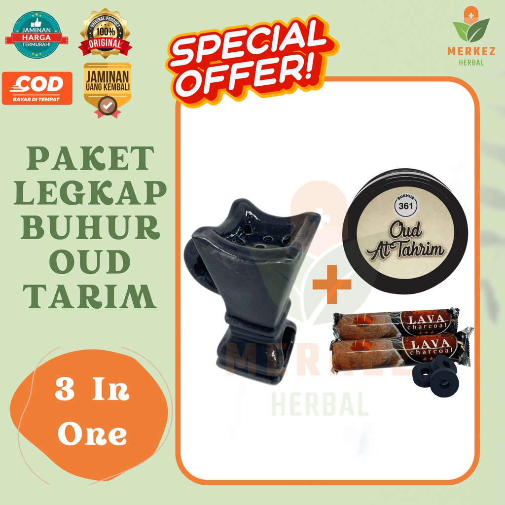 Complete Package Of Arabic Habib Gaharu Oud Tarim Arf 30gram Arabic ...