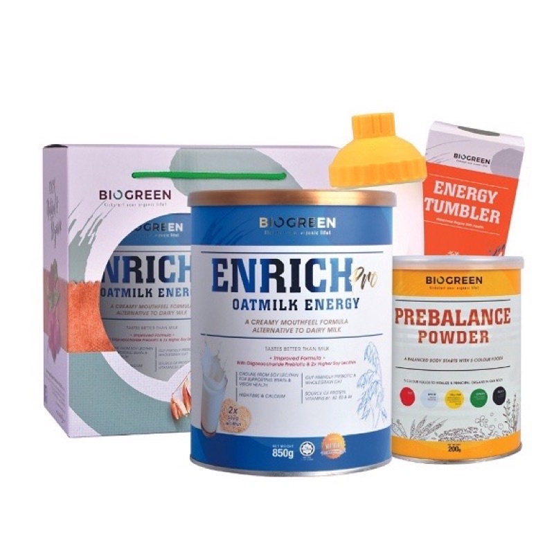 Biogreen Health Bundle A ( Enrich Pro Oatmilk + Prebalance Powder ...