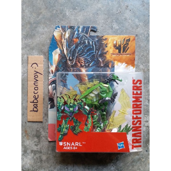 Hasbro Transformers Deluxe AOE Snarl MISB Dinobot | Shopee Malaysia