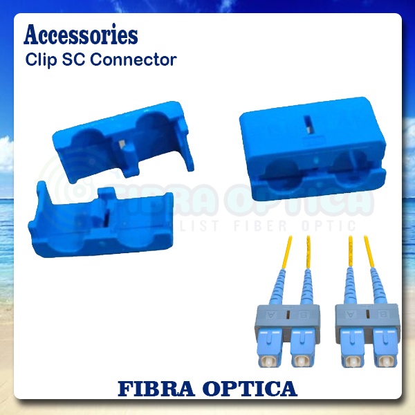 Clip SC Connector [AB] Duplex | Sc/upc Blue Clip Only | Shopee Malaysia