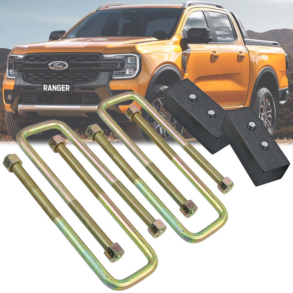 Lift 2" Rear Suspension Block Adapter Lift Kit For Ford Ranger T9 2022 ...