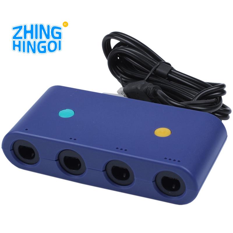 For Gamecube Controller Adapter For Nintendo Switch Wii U Pc 4 Ports ...