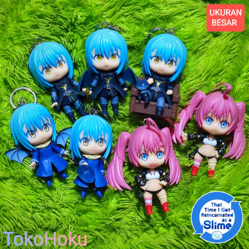 GANTUNGAN Rimuru Tempest Tensei Shitara Slime Action Figure Keychain ...