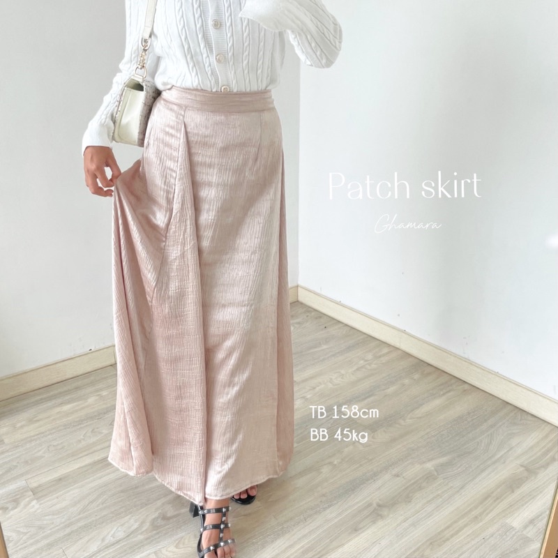 Ghamara Listing CLAW SKIRT | Korean skirt | Silk Skirt | Shopee Malaysia