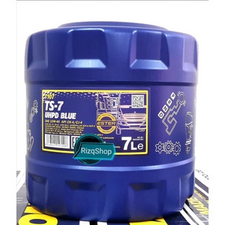 Original Mannol TS-7 UHPD Blue+ESTER SAE 10W40 Fully Synthetic/ Diesel Engine Oil (7Litres ...