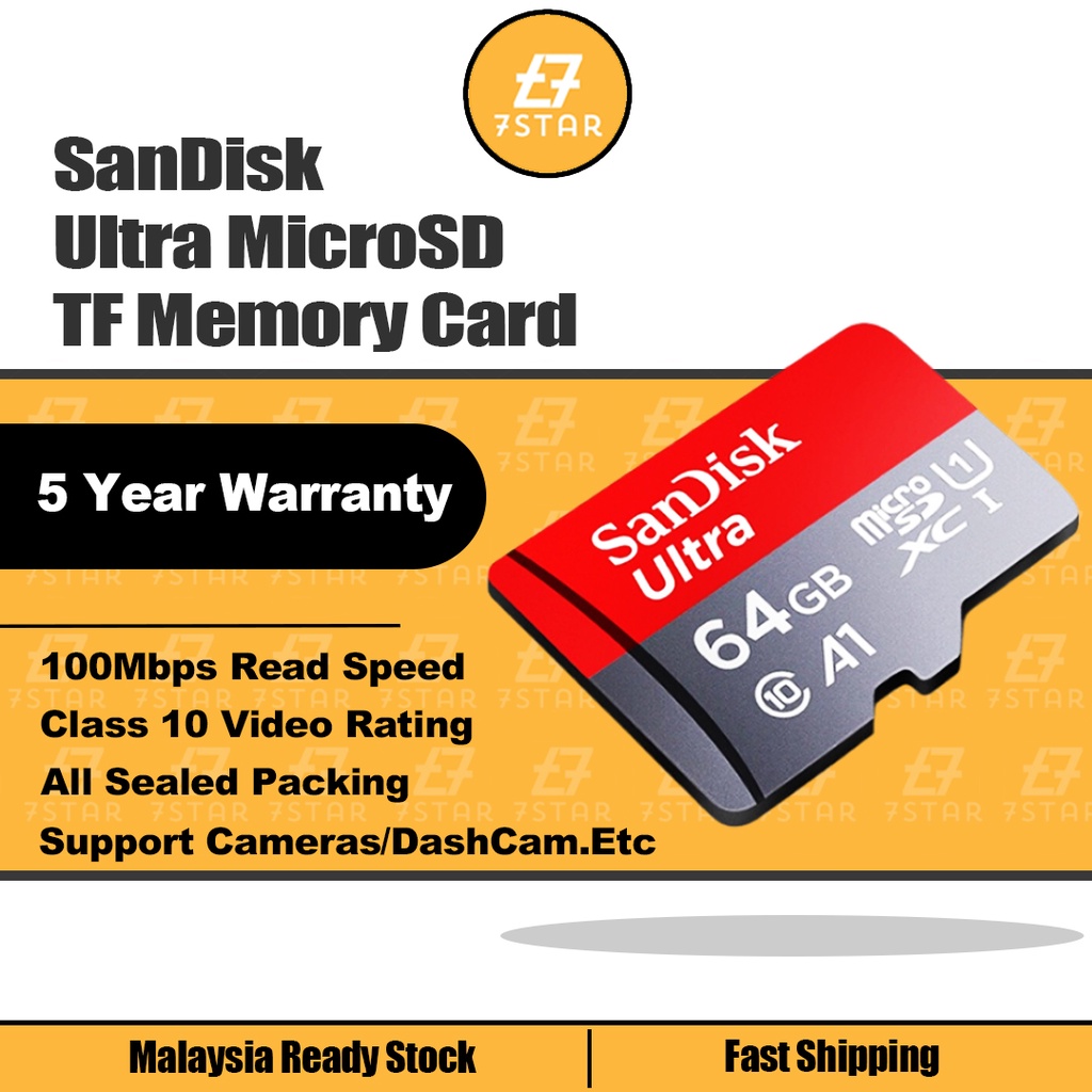 SANDISK Memory Card SD Card Class 10 Micro TF Card Micro SD card TF Memory Class10 100MB/s 16GB ...
