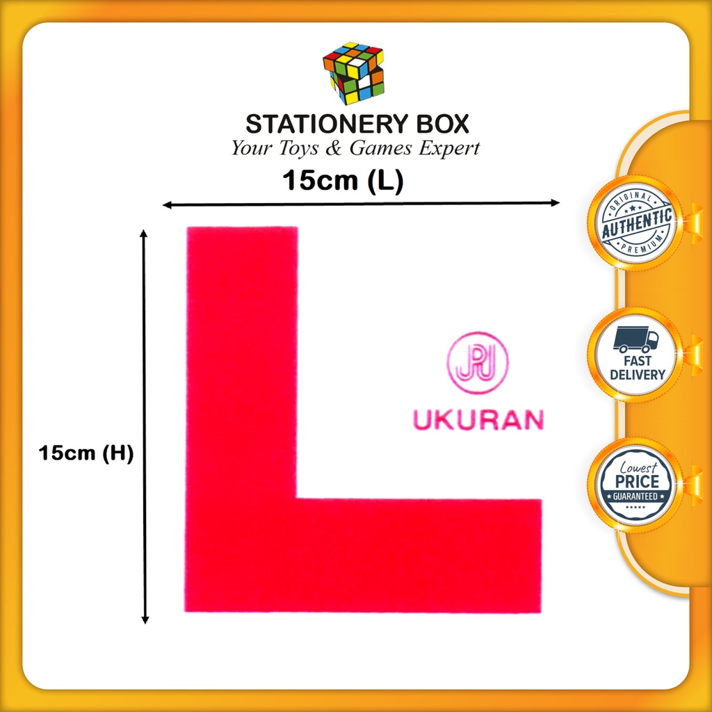 JPJ L license Sticker for Motors and Cars (2pcs/Pkt) | Shopee Malaysia