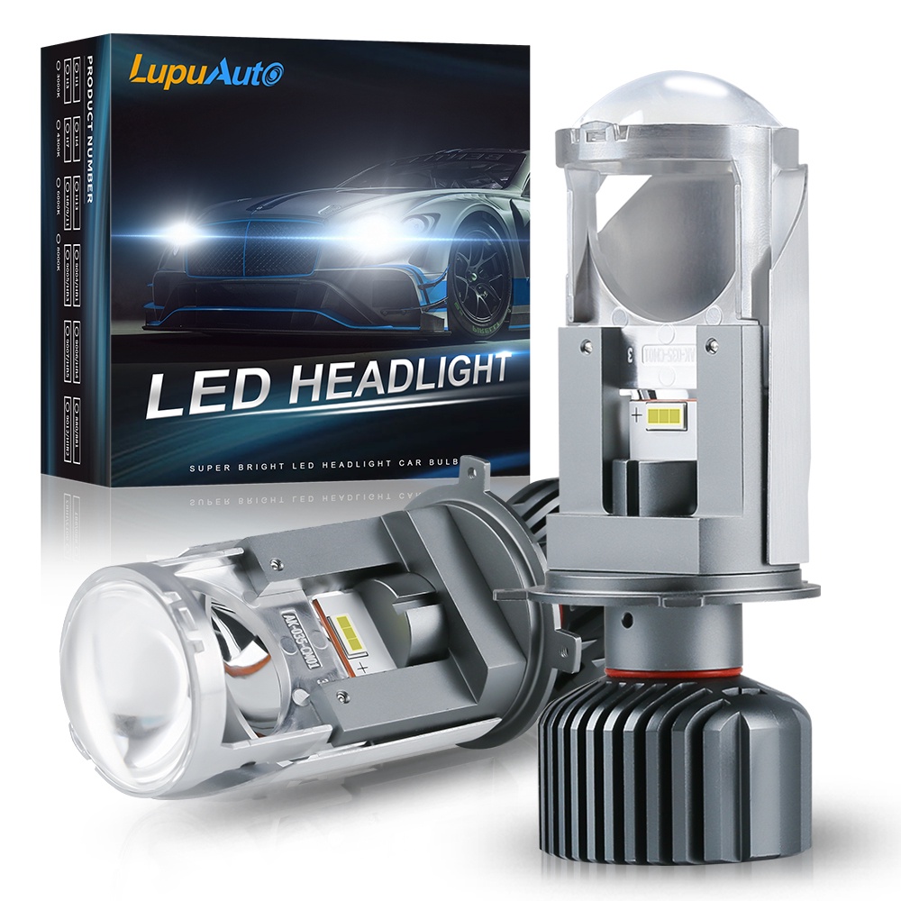 【Lupuauto】New Y9D Car Mini H4 LED Headilght Projector Lens 9003 HB2 ...