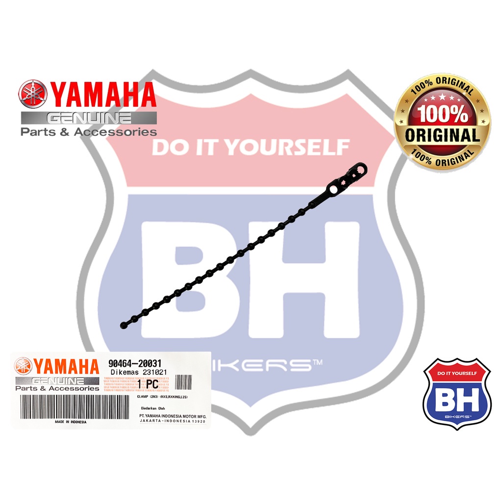 YAMAHA RXZ WIRING CLAMP / CABLE TIE WAYARING 90464-20031 ORIGINAL HLY ...