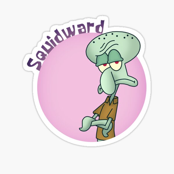Squidward Cartoon Stickers v2 | Shopee Malaysia
