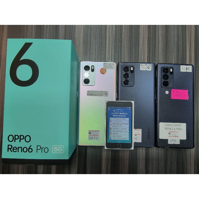 Oppo Reno 6 Pro 5G 24GB Ram 256GB Dual Sim - Fullset | Shopee Malaysia