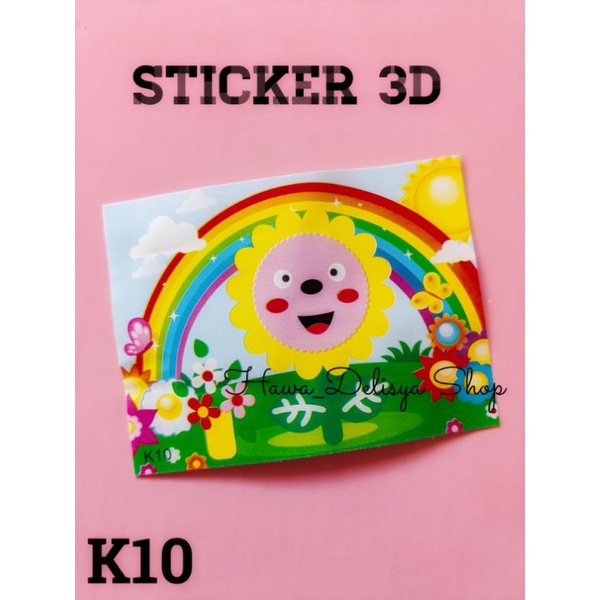 Cartoon Sticker DIY / Sticker 3D Eva / 3D Sticker Kanak-Kanak | Shopee ...