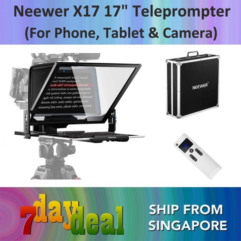 Neewer X17 Mark II 17" Tablet Teleprompter (For 17” Tablet's width up ...
