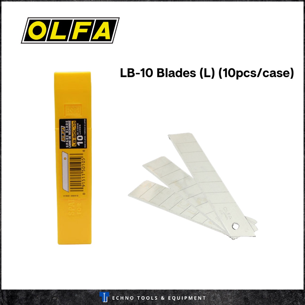 OLFA LB-10 Cutter Replacement (L) (10pcs/case) | Shopee Malaysia