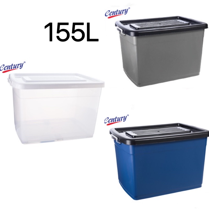 CENTURY 155L Transparent Storage Box With Wheel 7889 7889BC 7889SC ...