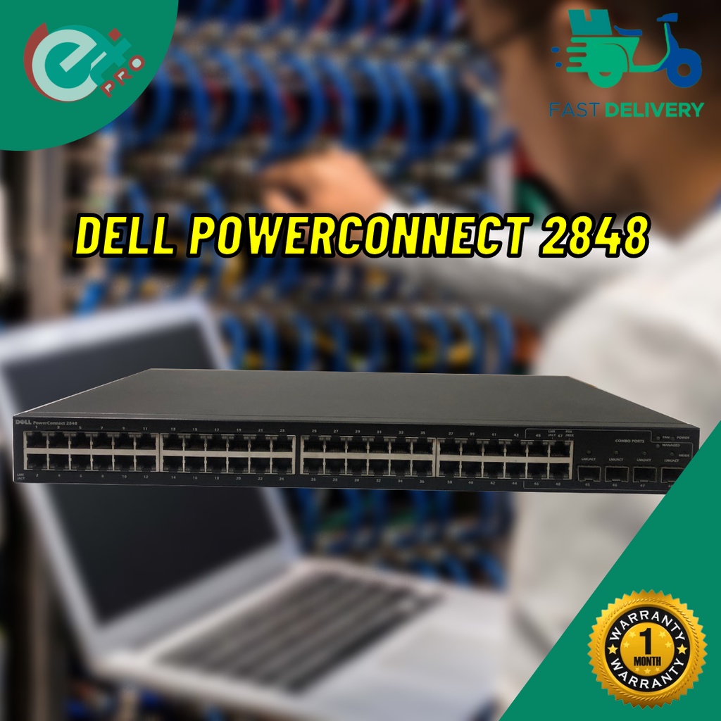 Dell PowerConnect 2848 - 48 ports Switch - Refurbished | Shopee Malaysia