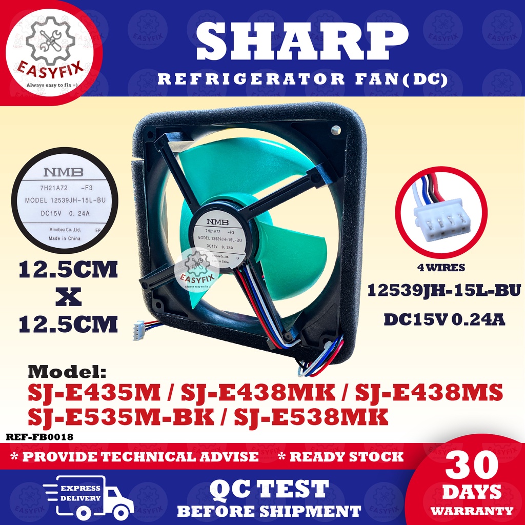 (12.5CM) SJ-E435M / SJ-E438MK / SJ-E438MS / SJ-E535M-BK / SJ-E538MK ...