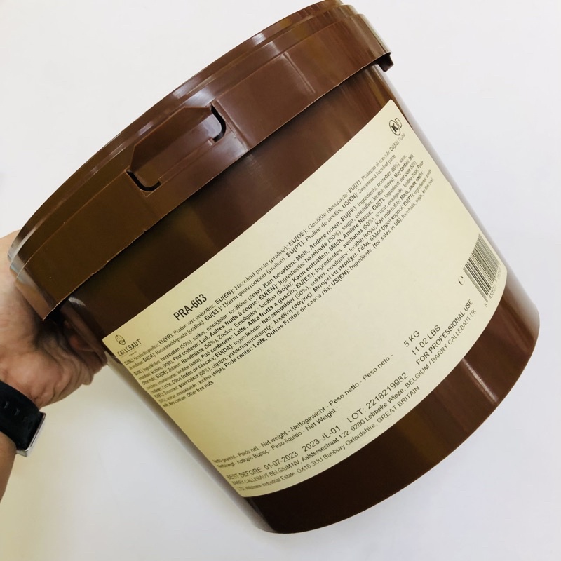 Callebaut Hazelnut Praline Paste 50%/ Hazelnut Paste/ Hazelnut Praline ...