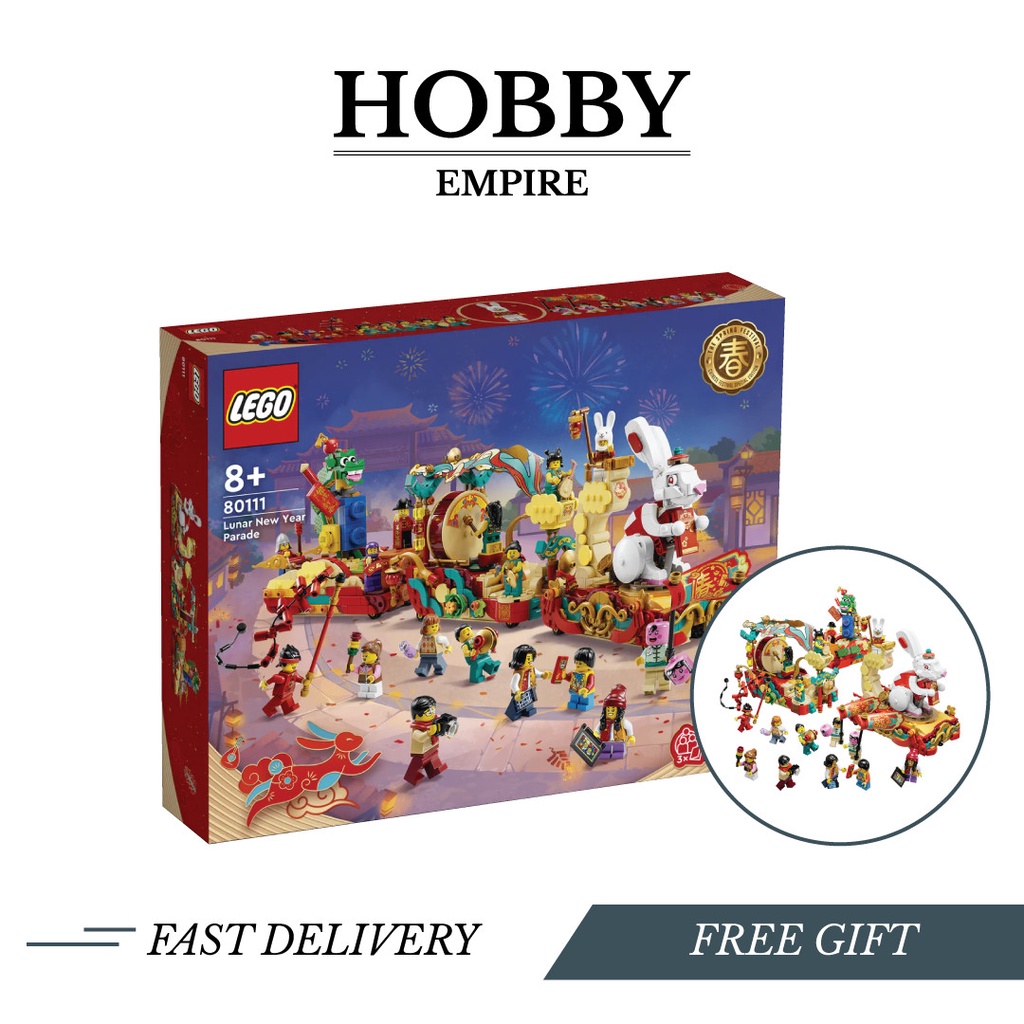 LEGO 80111 Lunar New Year Parade *Original LEGO + Extra Bubble Wrap ...