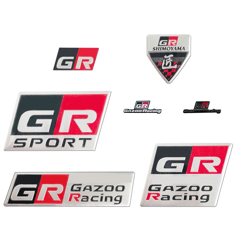 Car Steering Wheel Center Logo Emblem Labeling Sticker for Toyota GR ...
