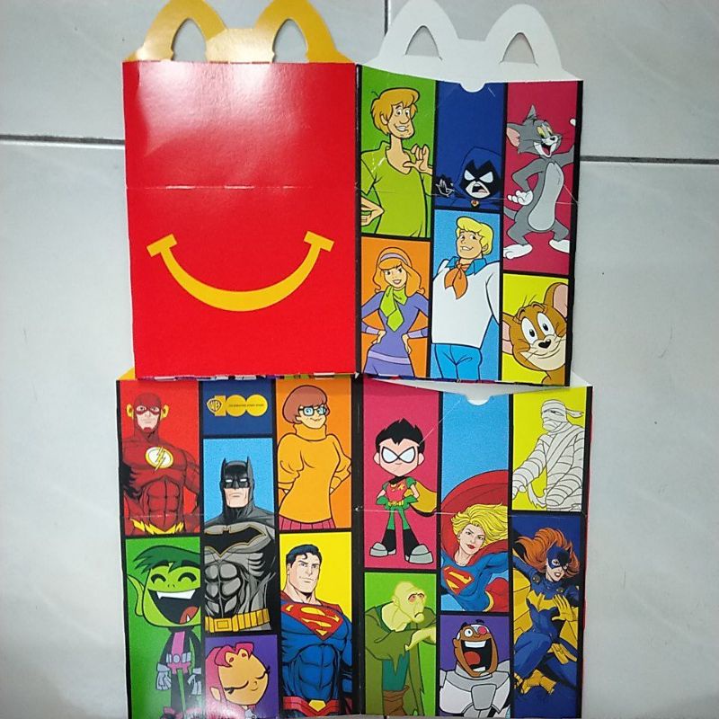 McDonald's Happy Meal Box Kotak MCD WB 100 Years / Mario | Shopee Malaysia
