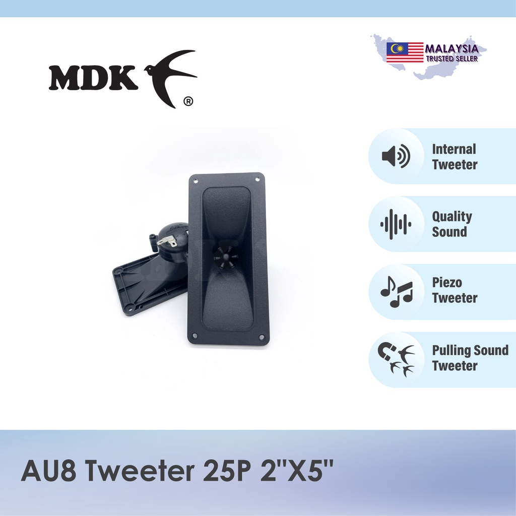 AU8 Piezo Tweeter 25P (Paper Diaphragm) 2"x5" | Shopee Malaysia
