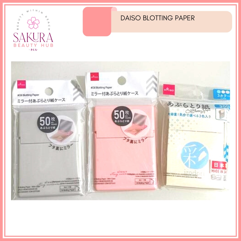 Daiso Irodori Oil Blotting Paper | Shopee Malaysia
