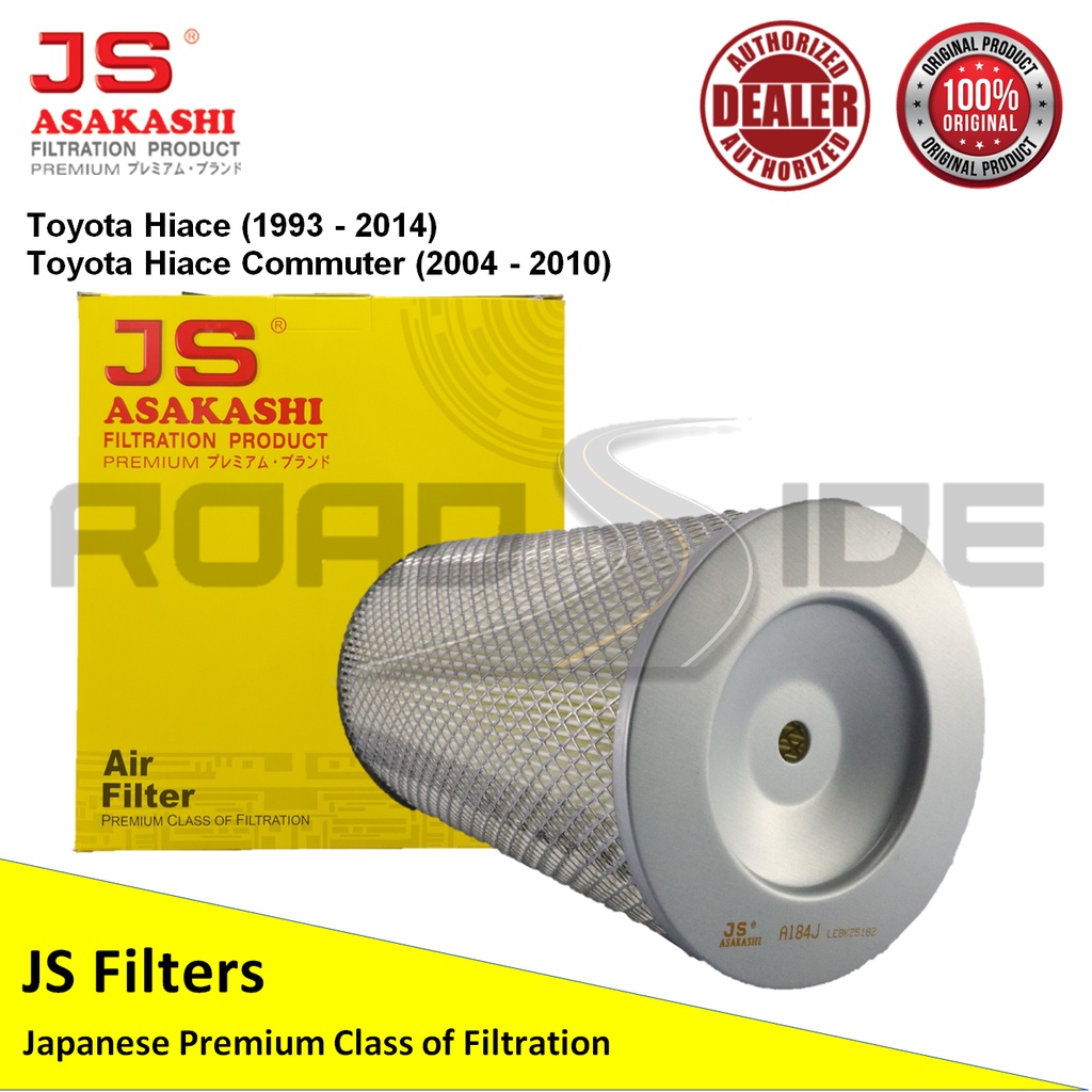 JS Asakashi Engine Air Filter for Toyota Hiace (1993 - 2014) and Hiace ...