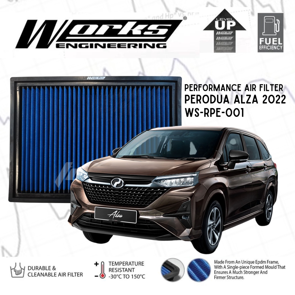 (PERODUA ALZA 2022/TOYOTA VELOZ) WORKS PERFORMANCE HIGH FLOW DROP IN ...