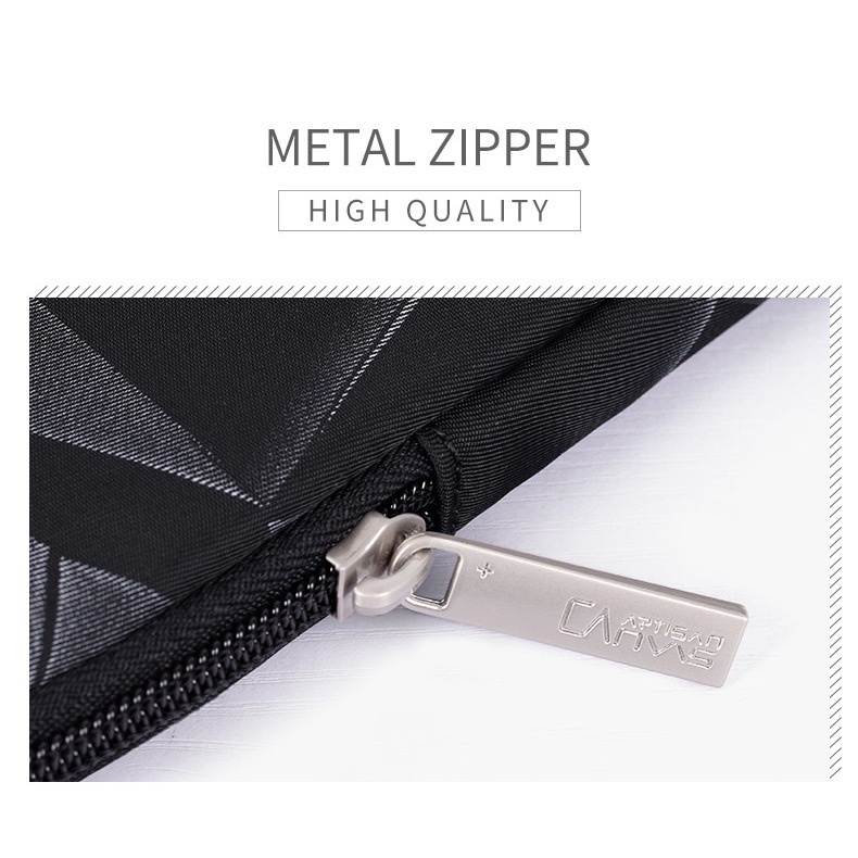 (11~15 Inch) MR Typo Laptop Bag Black Triangle Geometric Pattern Laptop ...