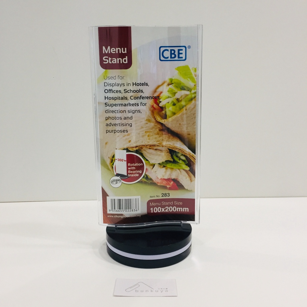 CBE Menu Stand Rotating Type 283 | Shopee Malaysia