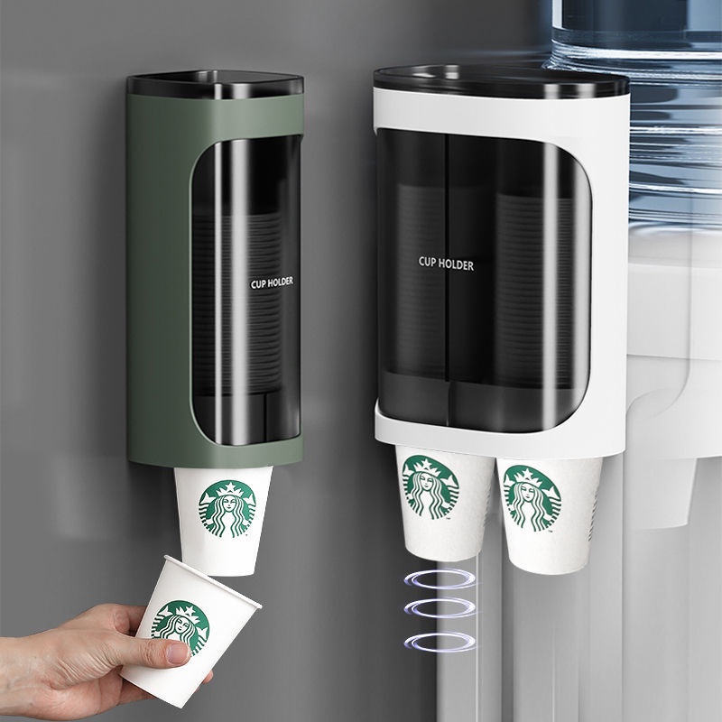 Paper Cup Dispenser/Cup Holder Disposable Cup Holder Rack Double ...