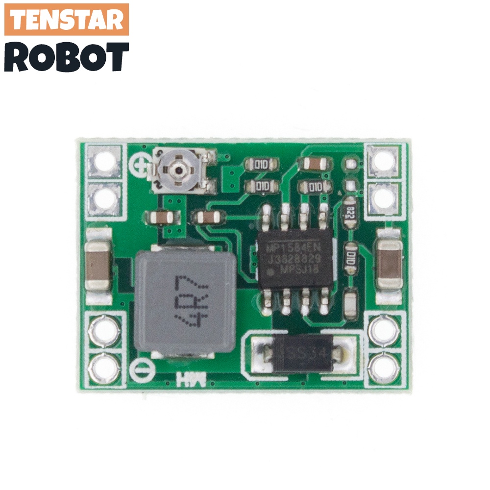 MP1584EN 3A Ultra-Small Size DC-DC Step Down Supply Module Adjustable ...