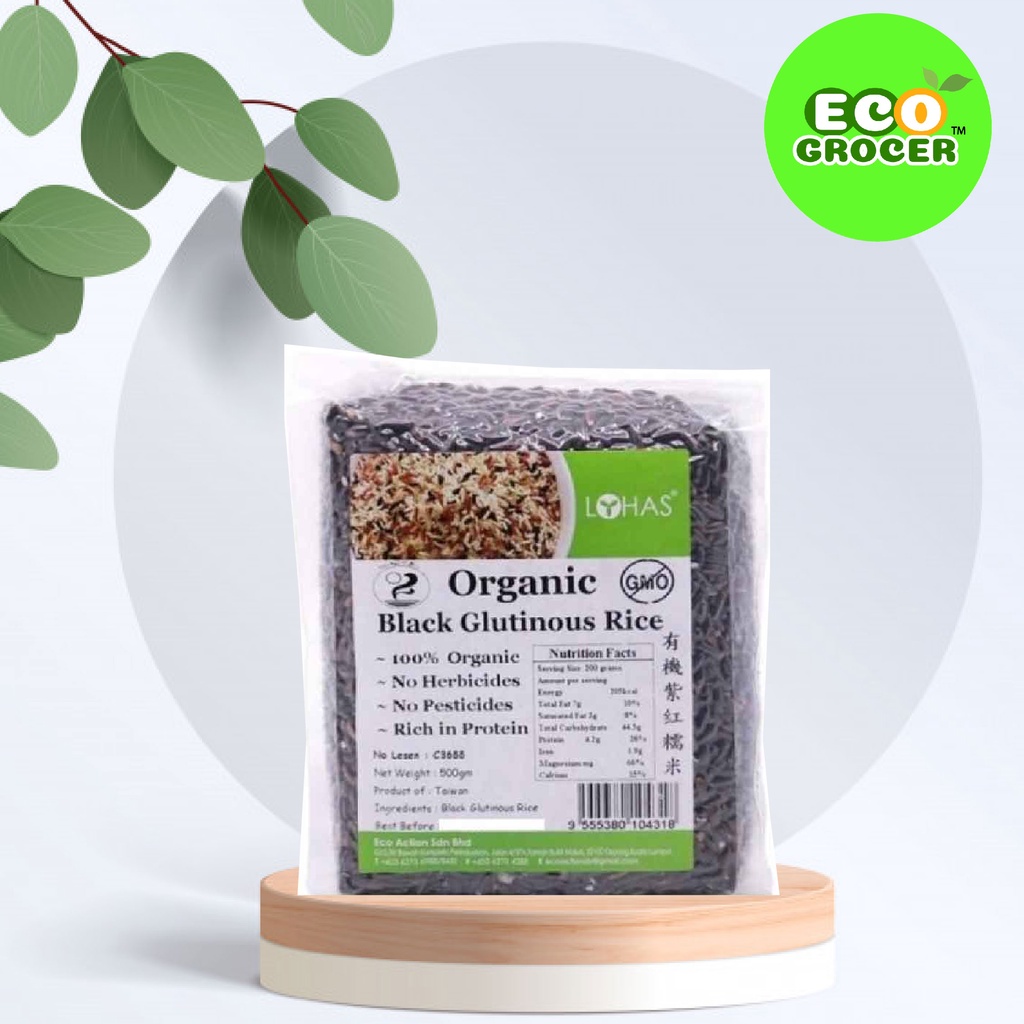 Glutinous Rice 糯米 (Sakura Beras Siam Pulut Susu 1kg / Black Glutinous ...