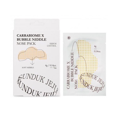 [SUNDUK JEJU CARRABIOMEX] Bubble Needle Nose Pack 7ea, Remove sebum and ...