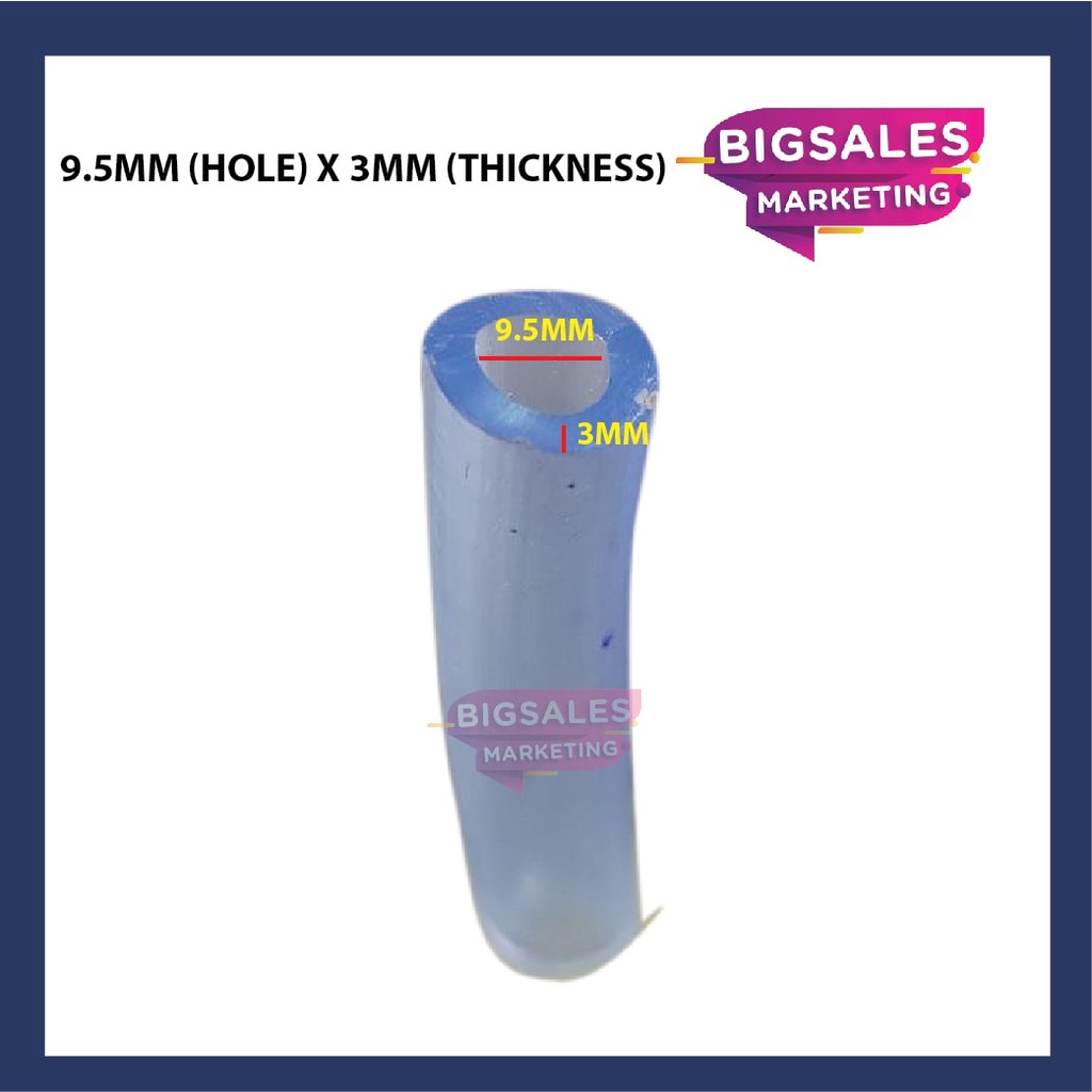 BIGSALES 1 Feet PVC Oil Tubing Hose PVC Transparent Hose PVC Tube Clear ...