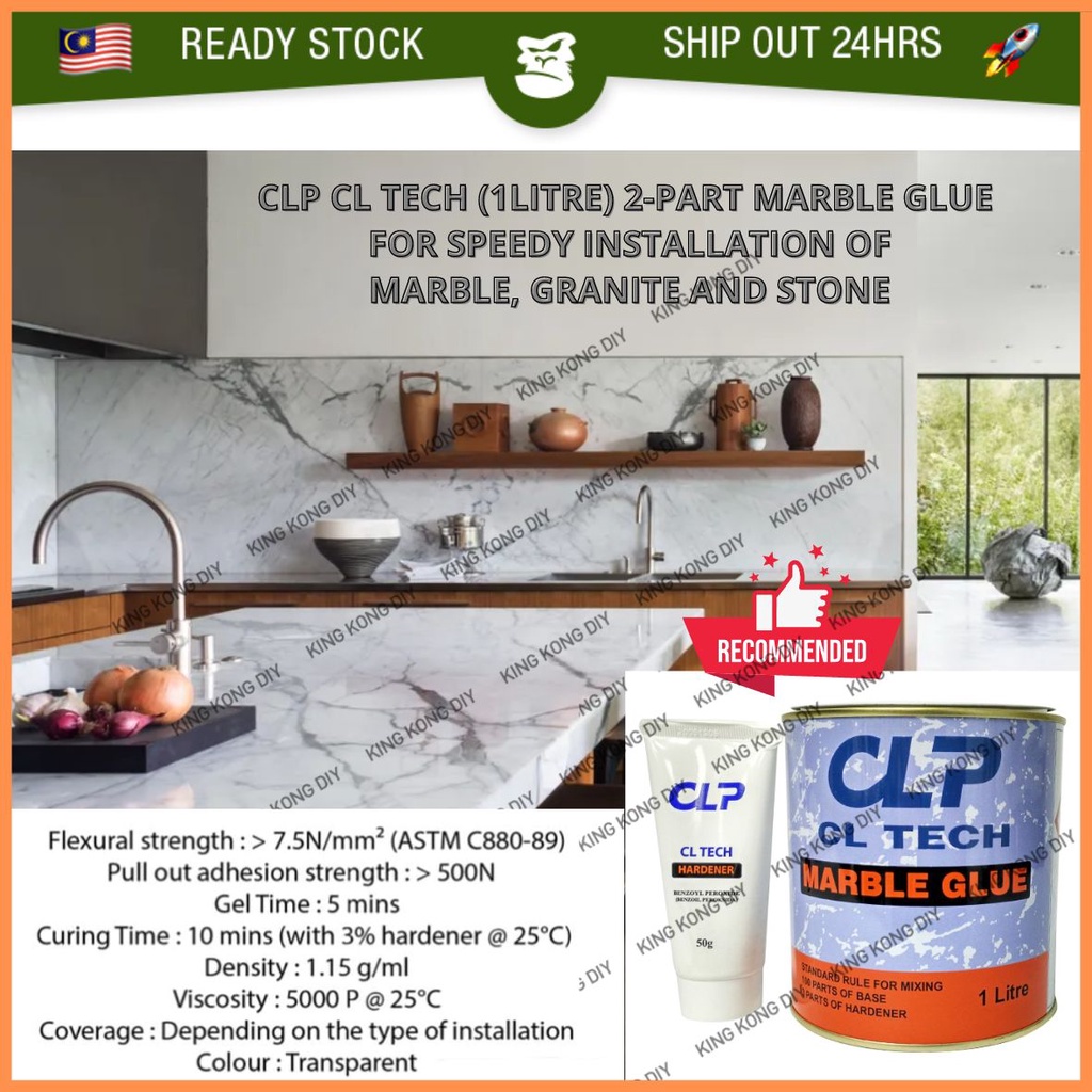 CLP CL-TECH MARBLE GLUE 1L (SET) | Shopee Malaysia