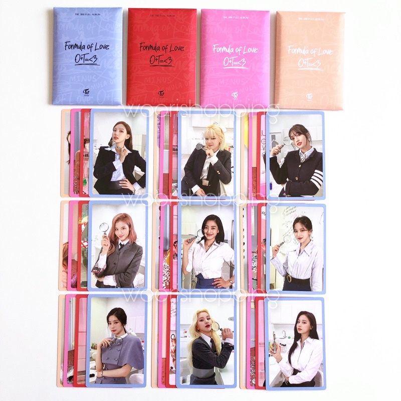 TWICE 3rd Full Album Formula of Love : O+T=