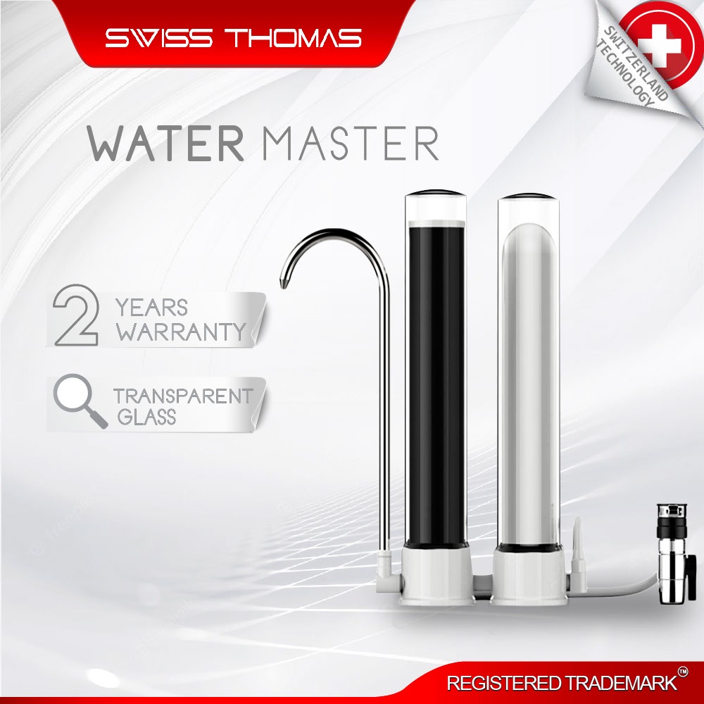 SwissThomas Single Double Filtration Pre-Filter Water System Counter ...