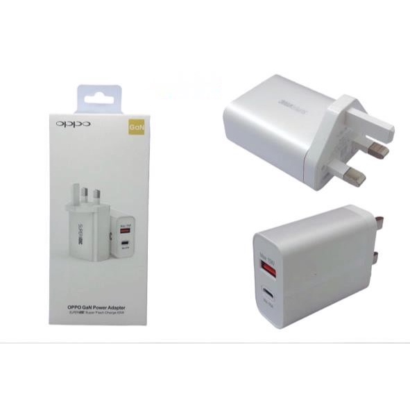65W GaN Power Adapter Set Super Flash /Super VOOC PD Charge USB-C TO ...