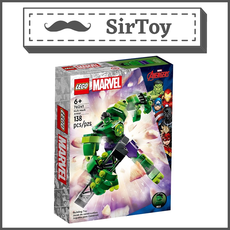LEGO Marvel 76241 Hulk Mech Armor (138 Pieces) | Shopee Malaysia