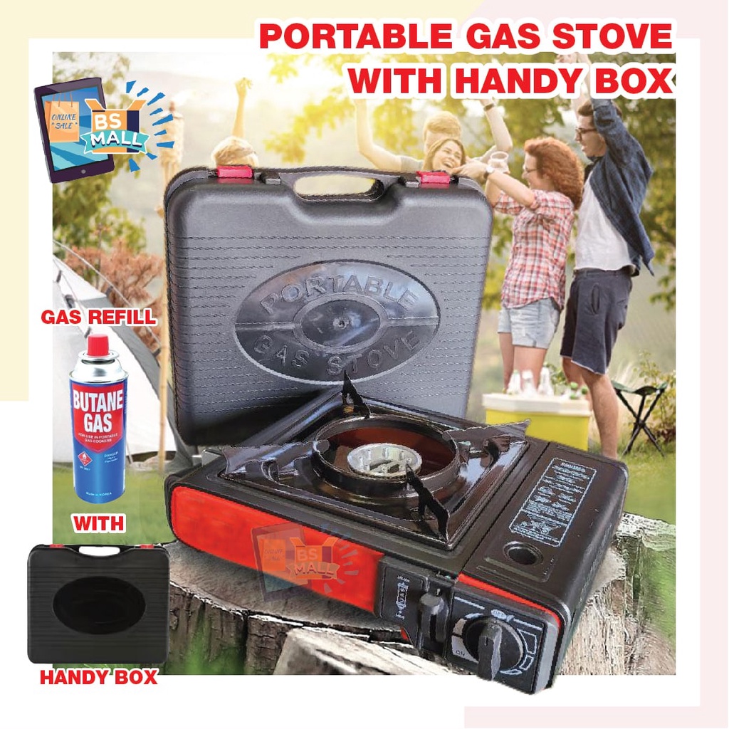 BS MALL Portable Steamboat Gas Stove Cooker With Handy Box (Ready Stock ...